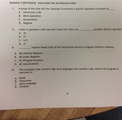Solved A Group Of Bits That Tell The Computer To Perform A
