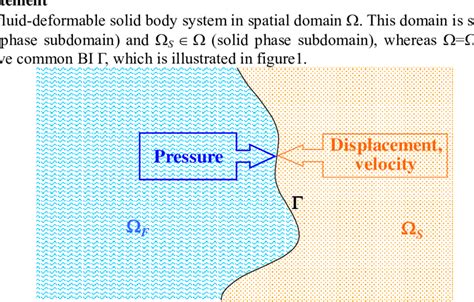Fluid Deformable Body System F Fluid Subdomain S Deformable Download Scientific Diagram