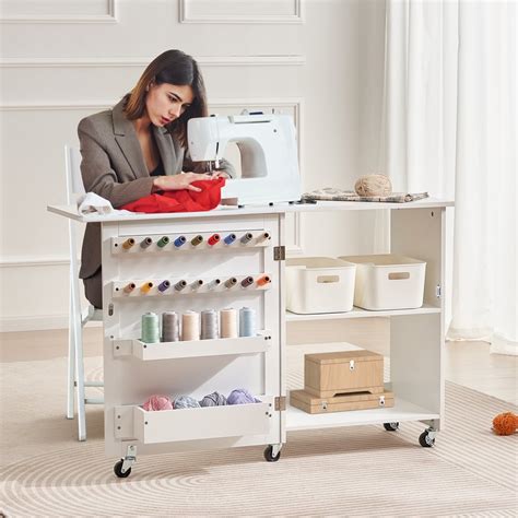 Vevor Folding Sewing Table Multipurpose Sewing Machine Table With