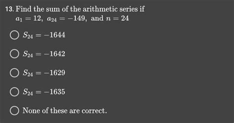 Solved 10 Find The Sum Of The Infinite Geometric Series