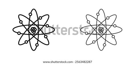 Photon Icons Outline Fill Vector Illustration Stock Vector Royalty