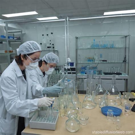 Glass Lab Materials Stable Diffusion Online