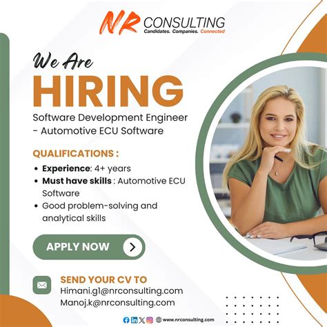 Nr Consulting On Linkedin Hiring Softwareengineer Automotiveecu