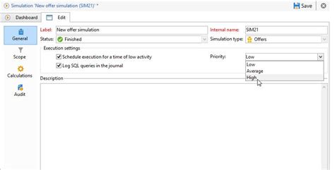 Execution Settings Adobe Campaign