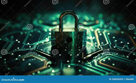 Padlock With Keyhole Icon In Personal Data Security Stock Illustration Illustration Of Blue