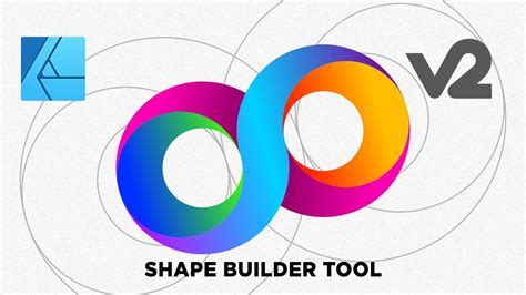 Shape Builder Affinity Designer V2 Create Infinity Logo Youtube