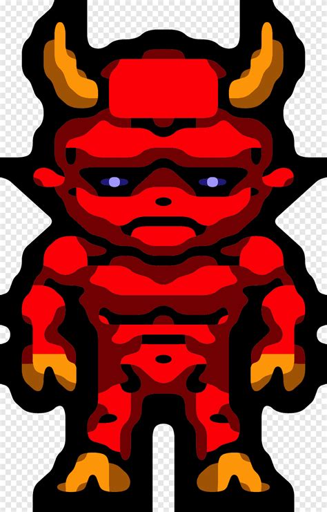 Demon Devil Pixel Art Demon English Chibi Png Pngegg