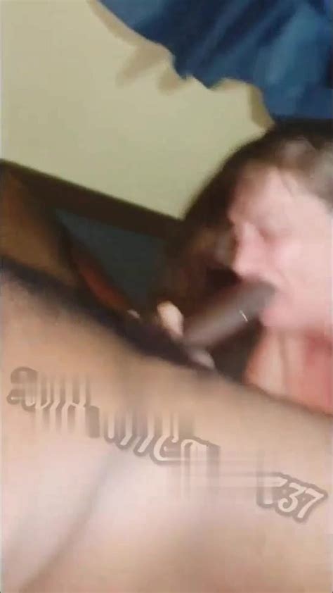 Old Toothless White Bitch Gums A Big Thick Black Dick