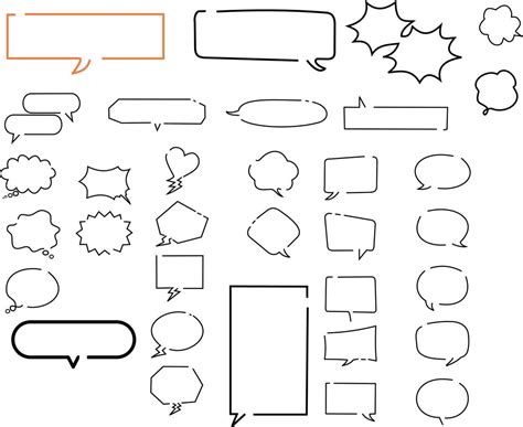 Speech Bubbles Vector Set 21743424 Vector Art At Vecteezy