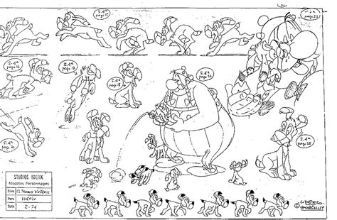 Tales From Weirdland Asterix And Obelix Model Sheets