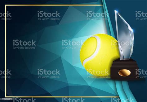 유리 트로피 벡터와 테니스 인증서 디플로마 스포츠 빈티지 감사 현대 선물 공백인쇄 A4 수평 이벤트 일러스트 A4 용지에 대한 스톡 벡터 아트 및 기타 이미지 Istock