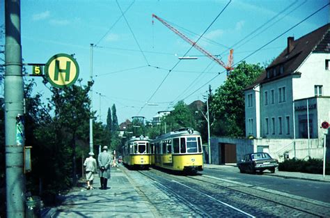 Ssb Stuttgart 5er Und 10er Begegnen Sich Bei Der Haltestelle Bubenbad Bahnbilder De