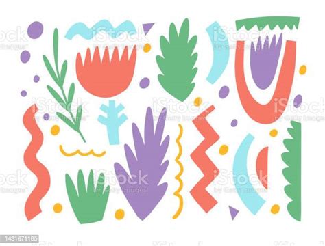 손으로 그린 화려한 만화 스타일의 추상적 인 모양 요소 낙서 벡터 일러스트 레이 션 그래픽 디자이너에 대한 스톡 벡터 아트 및 기타 이미지 그래픽 디자이너 그래픽