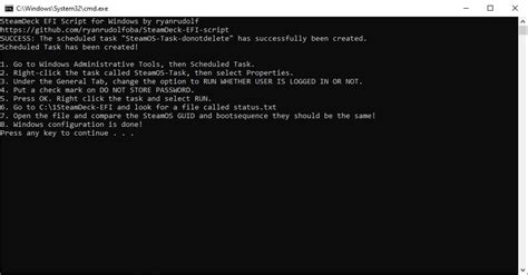 GitHub Ryanrudolfoba SteamDeck EFI Script Dual Boot Script Without A Graphical Boot Manager