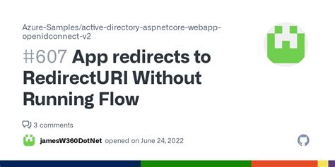 App Redirects To Redirecturi Without Running Flow · Issue 607 · Azure Samplesactive Directory