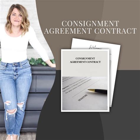 Editable Consignment Agreement Contract Etsy