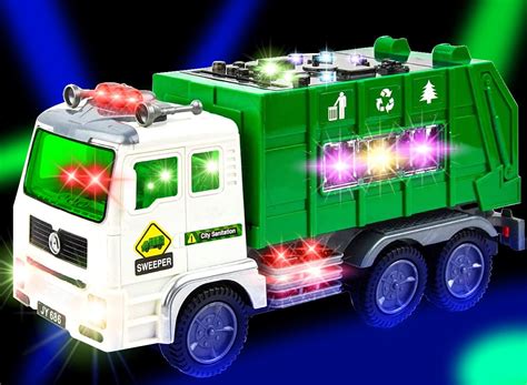 Buy Toysery Bump N Go Garbage Truck Toy Friction Powered Dump Truck