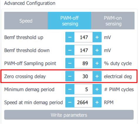 Stm32motorcontrol6 Step Optimization And Troubleshooting Of Sensor Less Firmware Parameters