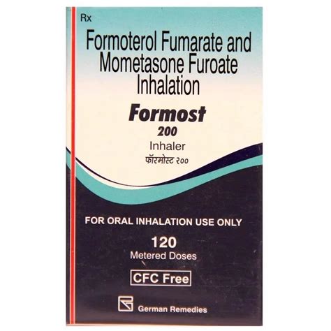 400mcg Formost Formoterol Fumarate Mometasone Inhaler At ₹ 881 Piece Formoterol Inhaler In