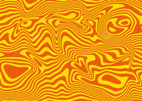 노란색과 주황색 착시 액체 질감 벡터 배경 착시 액체 질감 Op 아트 파도 벡터 배경 노란색과 주황색 왜곡 선 효과 배경 일러스트 및 사진 무료 다운로드 Pngtree