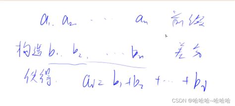 前缀和与差分 CSDN博客
