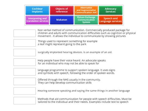 Aids And Adaptations MU4 Match Up