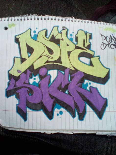 Graffiti Notebook Hand Lettering Inspiration