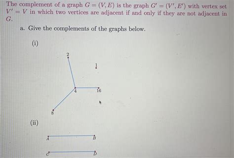 solved q1 b 6 ﻿points b ﻿prove or disprove that a graph g