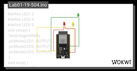 Lab01 19 504 Wokwi Esp32 Stm32 Arduino Simulator