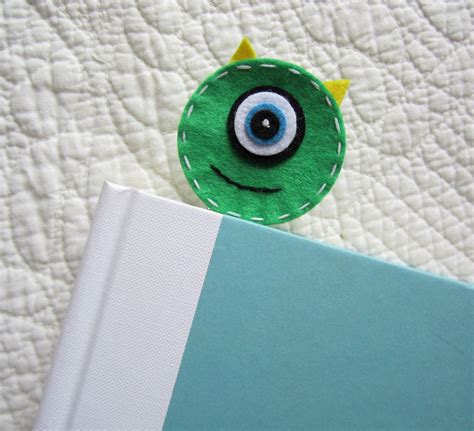 Extra Large Paperclip Bookmark Monster Bookmark Felt Bookmark