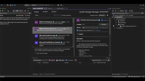 Converting Class Project To Mstest Project Youtube