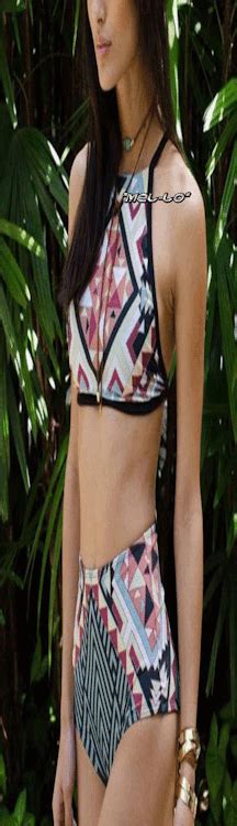 Mel Lo High Neck Bikinis Bikinis Swimsuits High Waisted