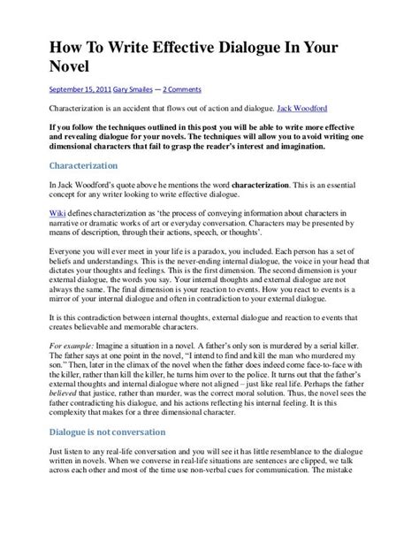 17204 How To Write Dialogue That Works