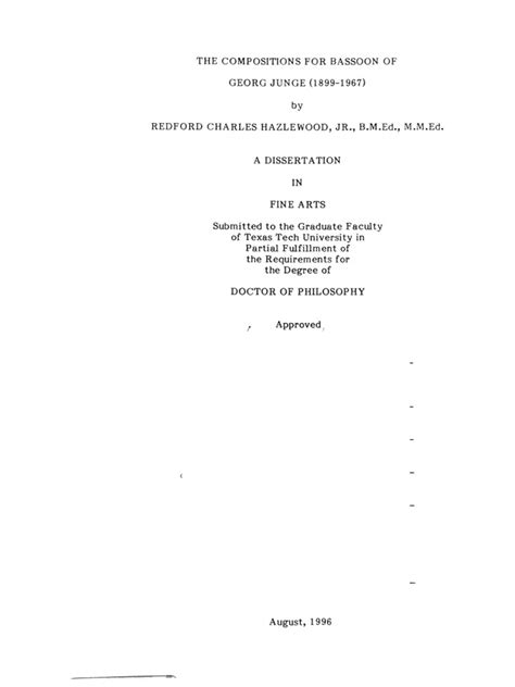 Composition For Bassoon Of Georg Junge Pdf Pdf Chord Music