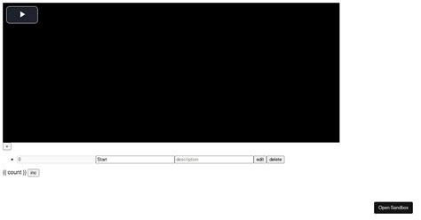 Vanilla Editor Codesandbox