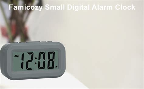 Famicozy Small Digital Alarm Clock Easy To Read Simple