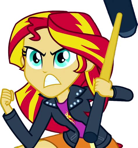Sunset Shimmer With A Sledgehammer By Evilasio2 On Deviantart
