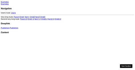 React Router Breadcrumbs Examples Codesandbox