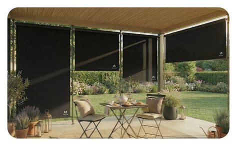 Vounot® Klemluifel Verticaal Zonnescherm 200 X 310 Cm Verticale