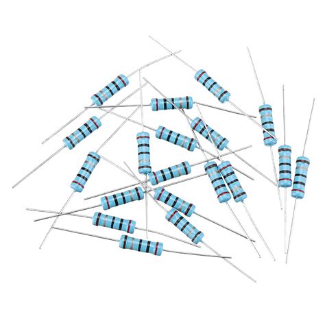 20pcs 2W 20R Metal Film Resistor Resistance 1 20 Ohm Resistor