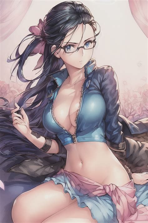 Nico Robin With Glasses By Nightwing780 On Deviantart