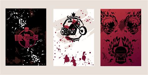 Exit Sign Set Isolated Royalty Free Vector Image