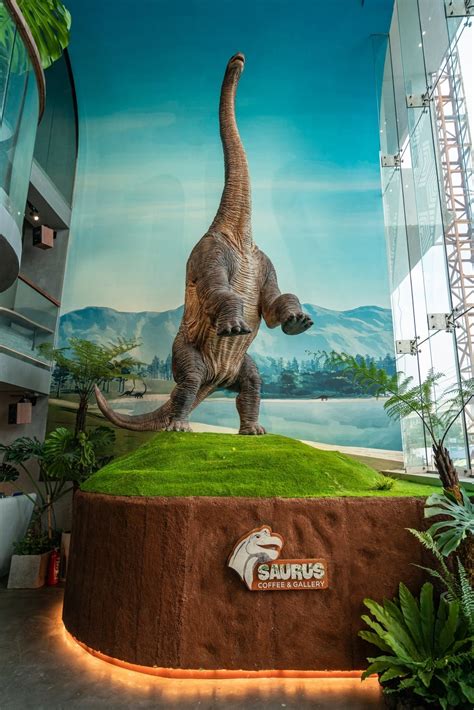 Saurus Coffee And Gallery Saigon Step Inside A Miniature Jurassic Park