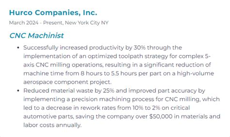 Top 12 Cnc Machinist Skills To Put On Your Resume