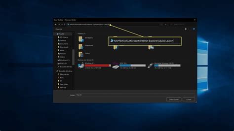 How To Add The Quick Launch Toolbar In Windows