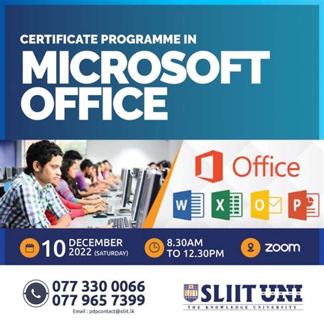 Sliit On Linkedin Are You A School Leaver Join With Sliit Short Term Programme In Microsoft…