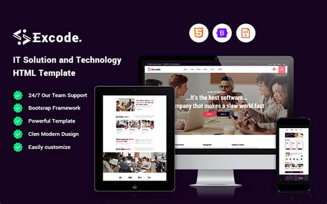 Excode It Solution And Technology Website Template