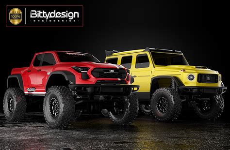 Bittydesignから「1 18 T400・w464 Clear Body」が登場。traxxas Trx 4mに対応 ラジコンもんちぃ