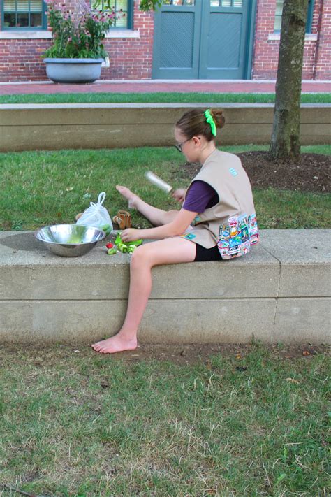 Craft Knife How We Earned The Girl Scout Senior Locavore Badge