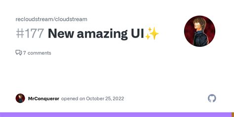 New Amazing Ui · Issue 177 · Recloudstreamcloudstream · Github